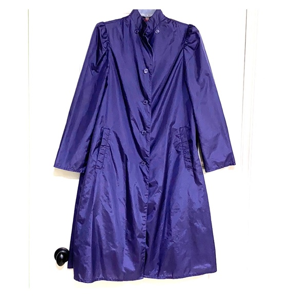 totes | Jackets & Coats | Vintage Totes Nylon Purple Rain Coat Size 4 ...